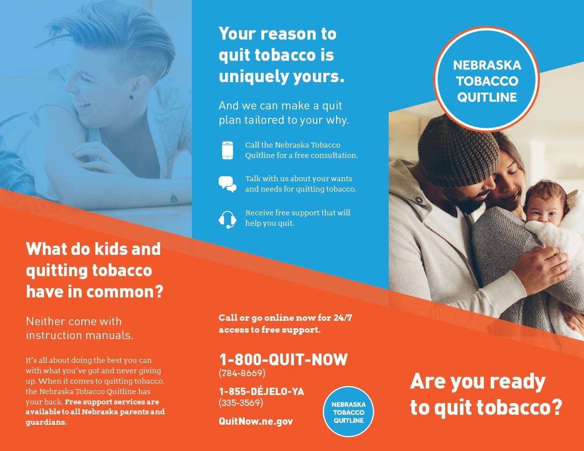 Nebraska Tobacco Quitline Order Form