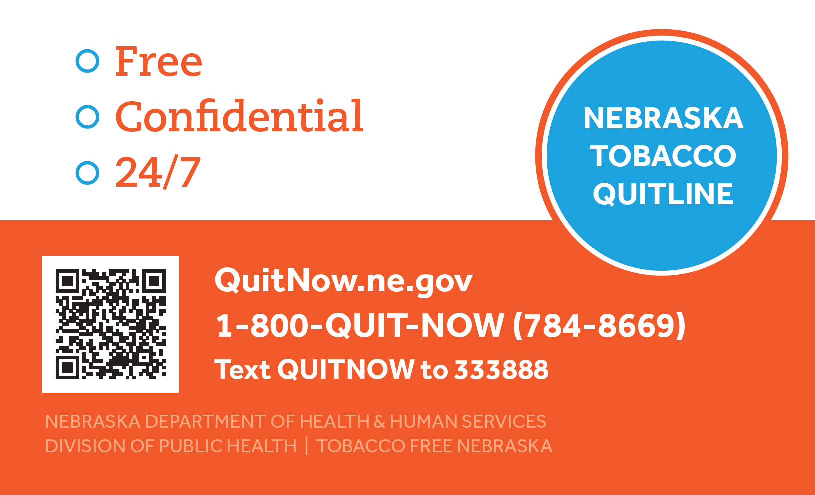 Nebraska Tobacco Quitline Order Form
