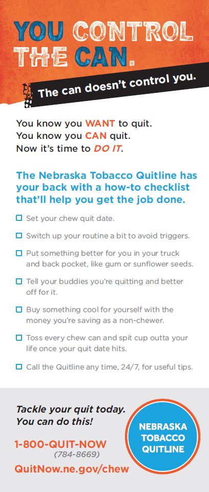 Nebraska Tobacco Quitline Order Form